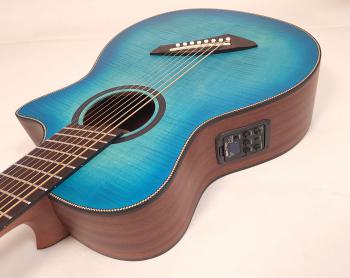 Agile Renaissance 82730 RN EQ Oceanburst Flame 8 String Acoustic ...