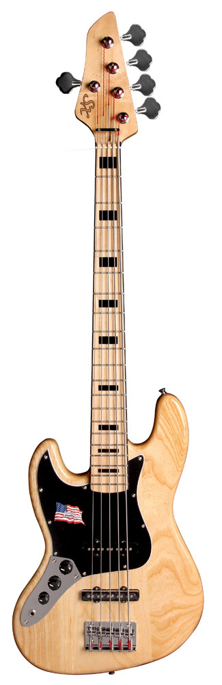 SX Ursa 2 MN 5 Ash NA 5 String Left Handed Bass - RondoMusic.com