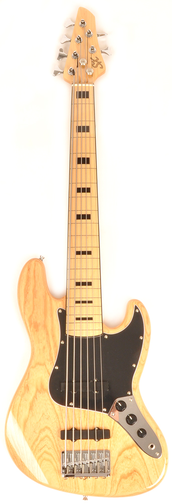 SX Ursa 2 MN 6 Ash NA 6 Fretless String Bass - RondoMusic.com