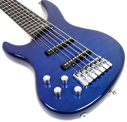 Douglas WEB-846 Quilt Top 6-String Lefty Bass at HomeOld