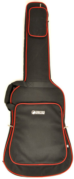 Attitude Busker BG-20 102 Bass Bag (Black / Red) - RondoMusic.com