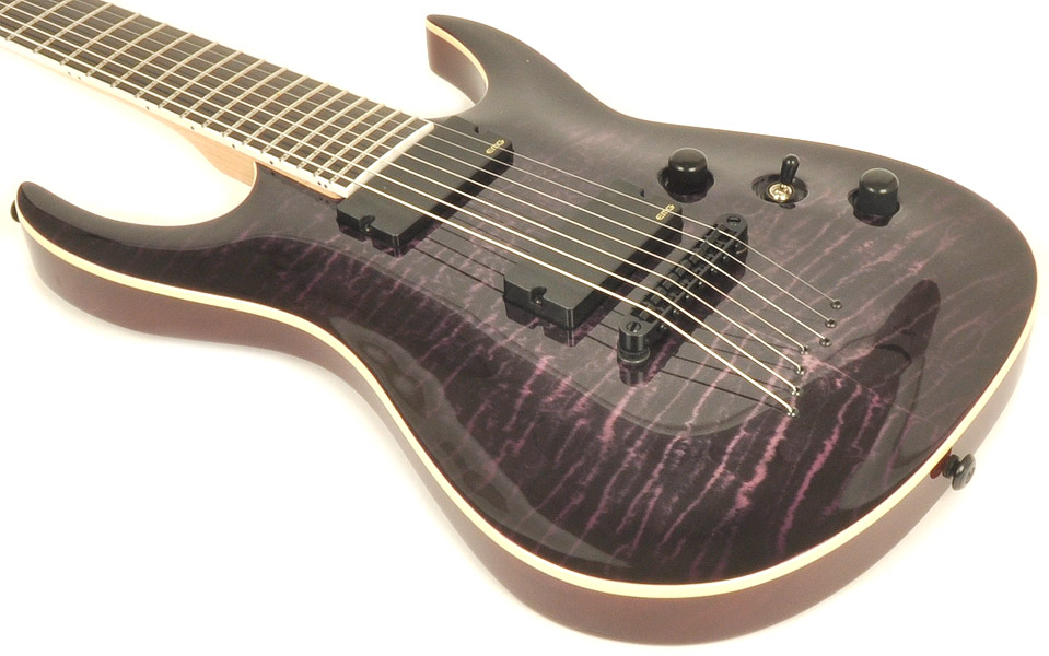 Agile Septor 727 EB EMG TOM Purple Flame Custom 172435 - RondoMusic.com