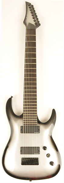 Agile Septor Elite 828 EB DNC Silverburst - RondoMusic.com