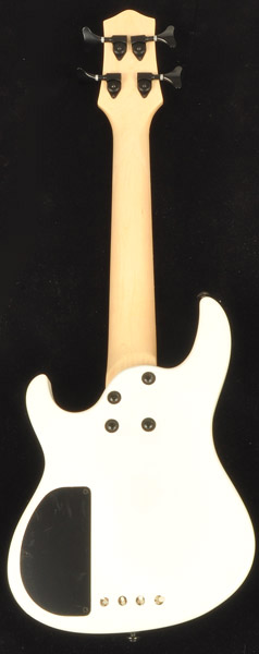 Hadean Omega Bass Uke UKBE-20 White - RondoMusic.com