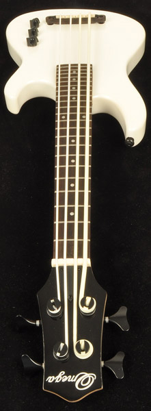 Hadean Omega Bass Uke UKBE-20 White - RondoMusic.com