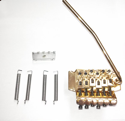 Floyd Rose Licensed 6 String Locking Tremolo Gold - RondoMusic.com